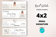 Email Signature Real Estate, Canva, an Email Template by ...
