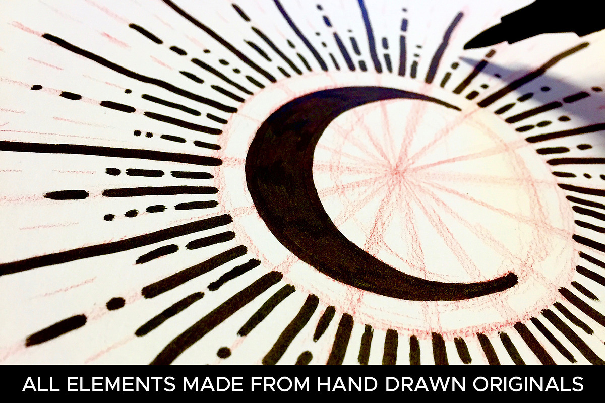 Night Sky Graphic Elements, a Texture Illustration by Joseph Melancon