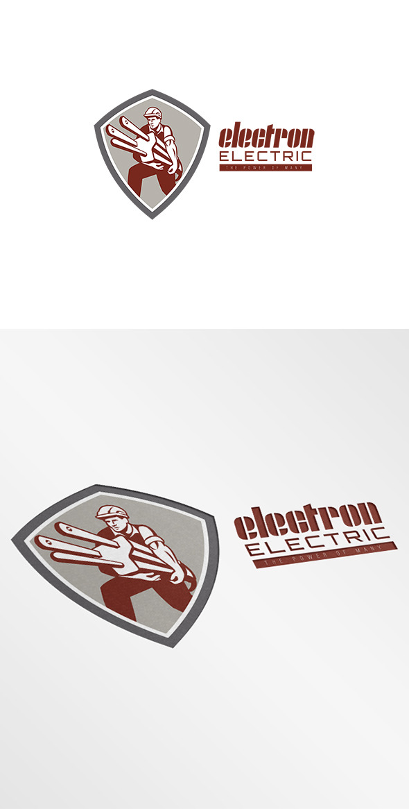 Electron Electric Power Logo, a Branding & Logo Template by patrimonio