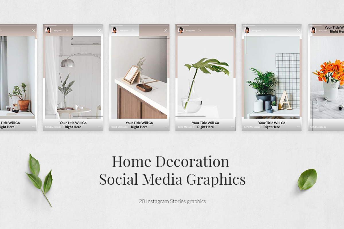 Home Decoration Instagram Stories, a Social Media Template by Social ...