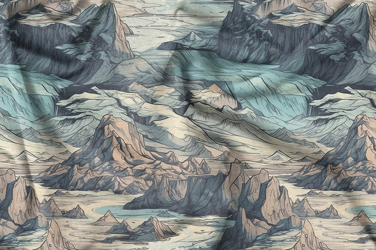 Glacial - Seamless Glacier Patterns, a Pattern Graphic by Pixel Perfect ...