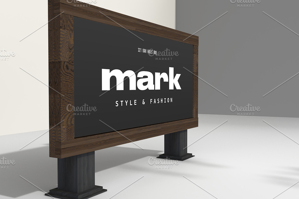 2x4 Outdoor Sign Mockup, a Product Mockup by IFBdesign