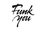 Funk You, a Branding & Logo Template by Zagach Letters
