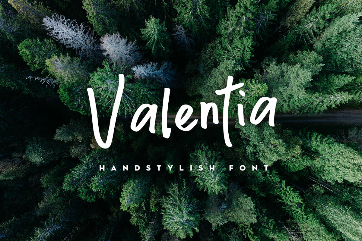 Valentia Handstylish Font, a Script Font by Alif Devan R.