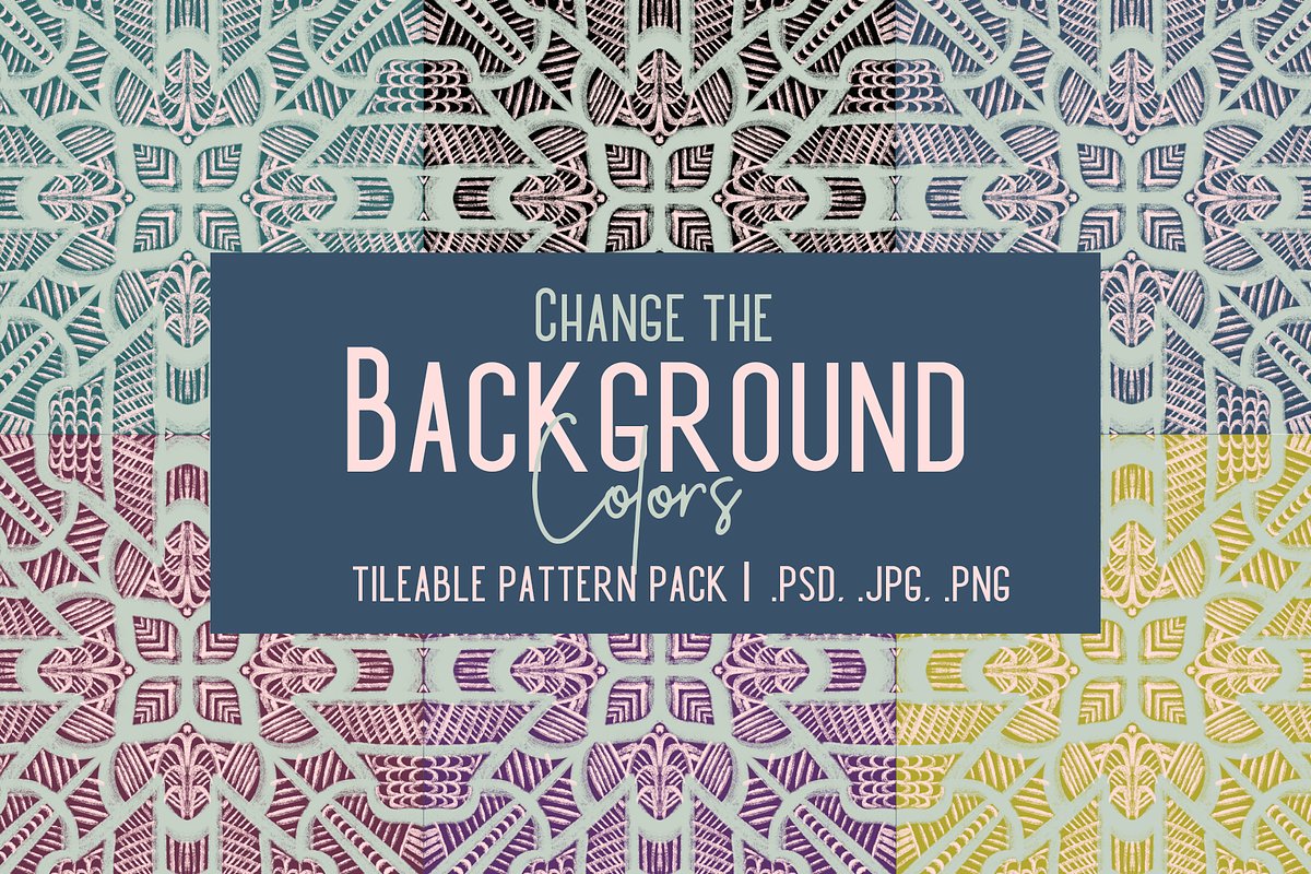 Viridescent and Blush Knit Patterns, a Pattern Graphic by ...