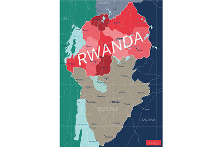 Time Zone Map. Detailed World Map | Creative Market