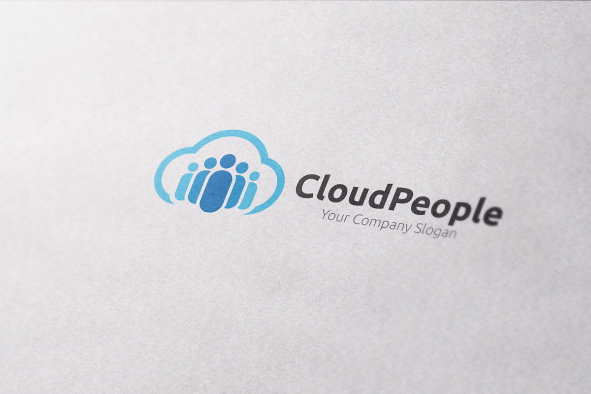 Cloud People, a Branding & Logo Template by Vectorwins Premium Shop