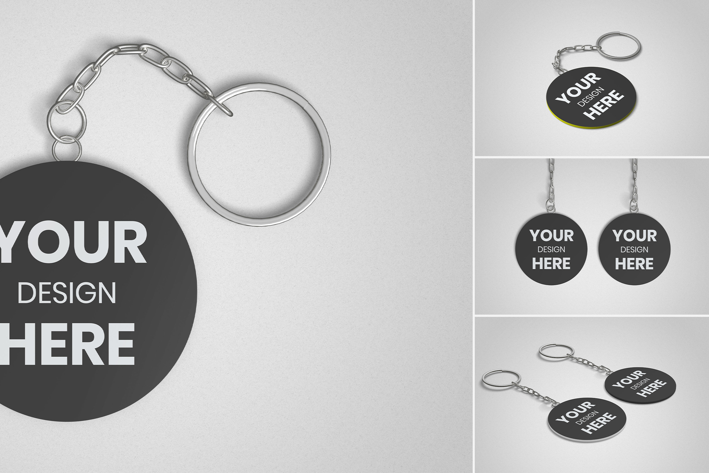 Keychain Mockup Photoshop Tempalte, a Mockup by Eka Restu D. Putra