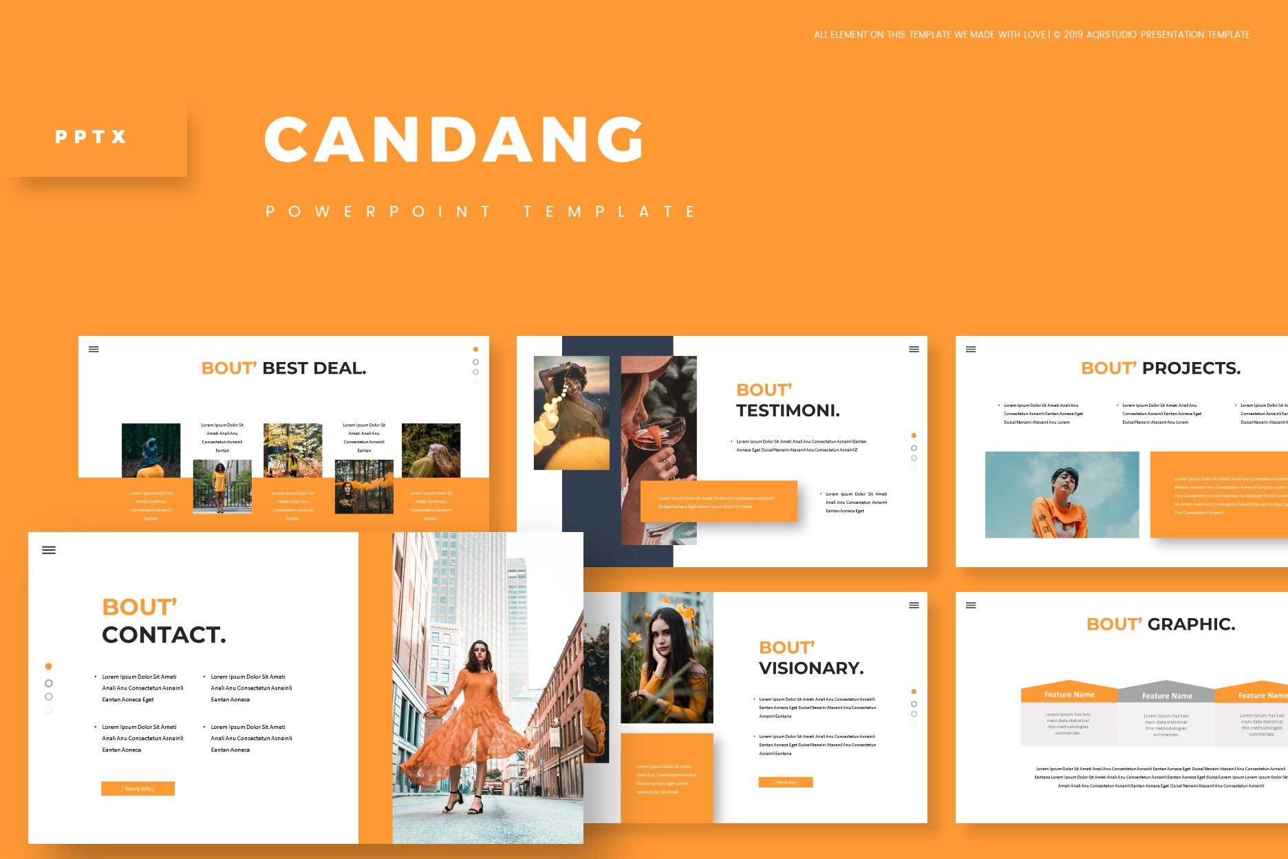 Candang - Powerpoint Template, a Presentation Template by AQR Studio