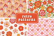 Retro Patterns Collection vol.2, a Pattern Graphic by Viaireshop ...