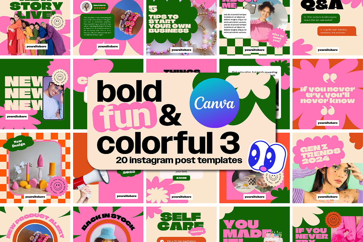 2024 Bold Gen Z - Canva Templates 3, a Social Media Template by ...