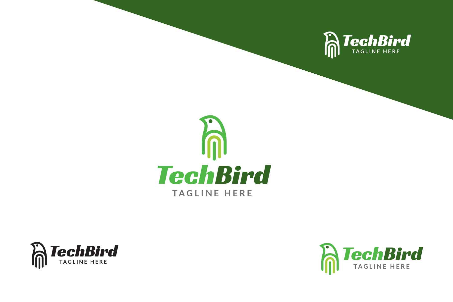 Tech Bird Logo, a Branding & Logo Template by Maraz Logo