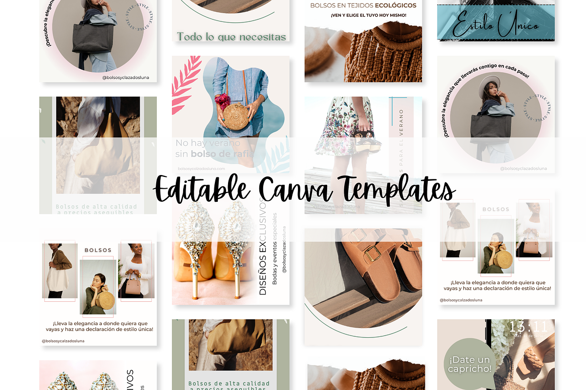 Editable Canva Templates for Fashion