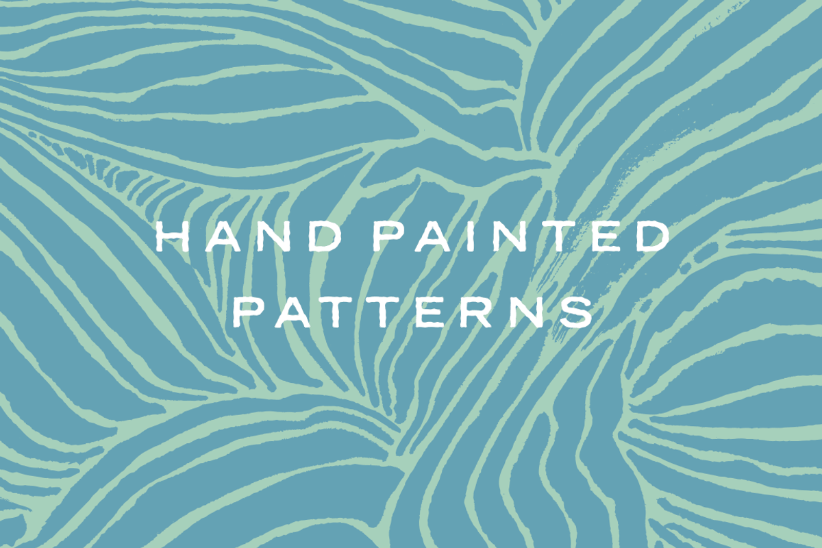 Vector Hand Painted Patterns, a Texture Graphic by GhostlyPixels