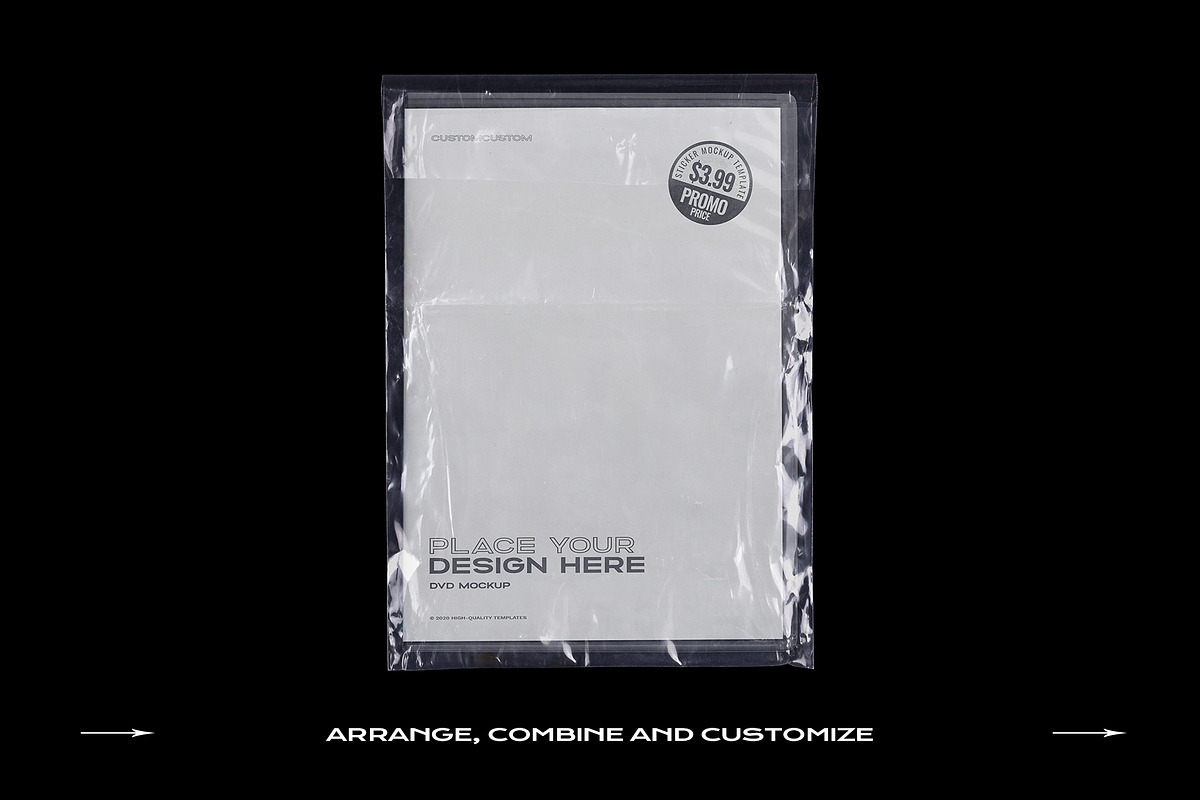 DVD Case Mockup Template Bundle Disc, a Product Mockup by PrintPixel