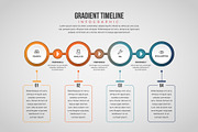 Gradient Timeline Infographic | Templates & Themes ~ Creative Market