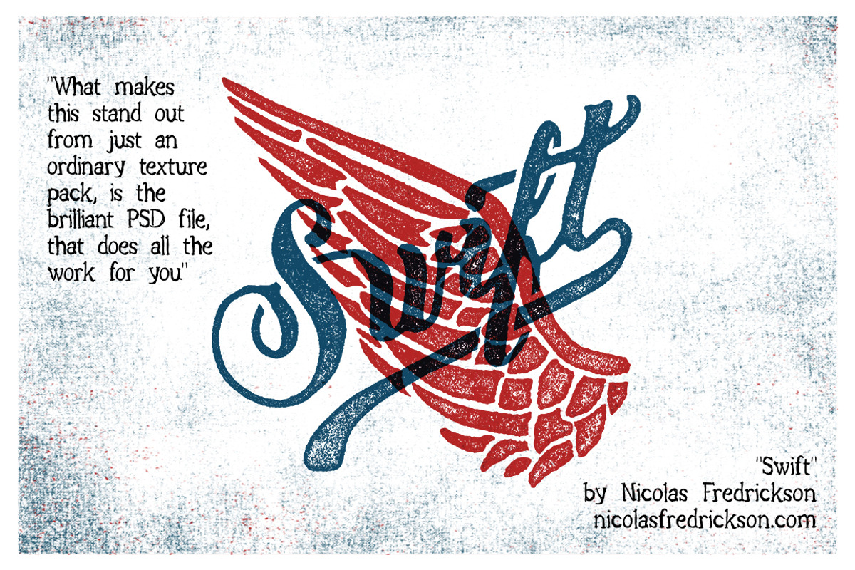 TexturePress - Ink Stamp Effects, a Layer Style Add-On by Ian Barnard