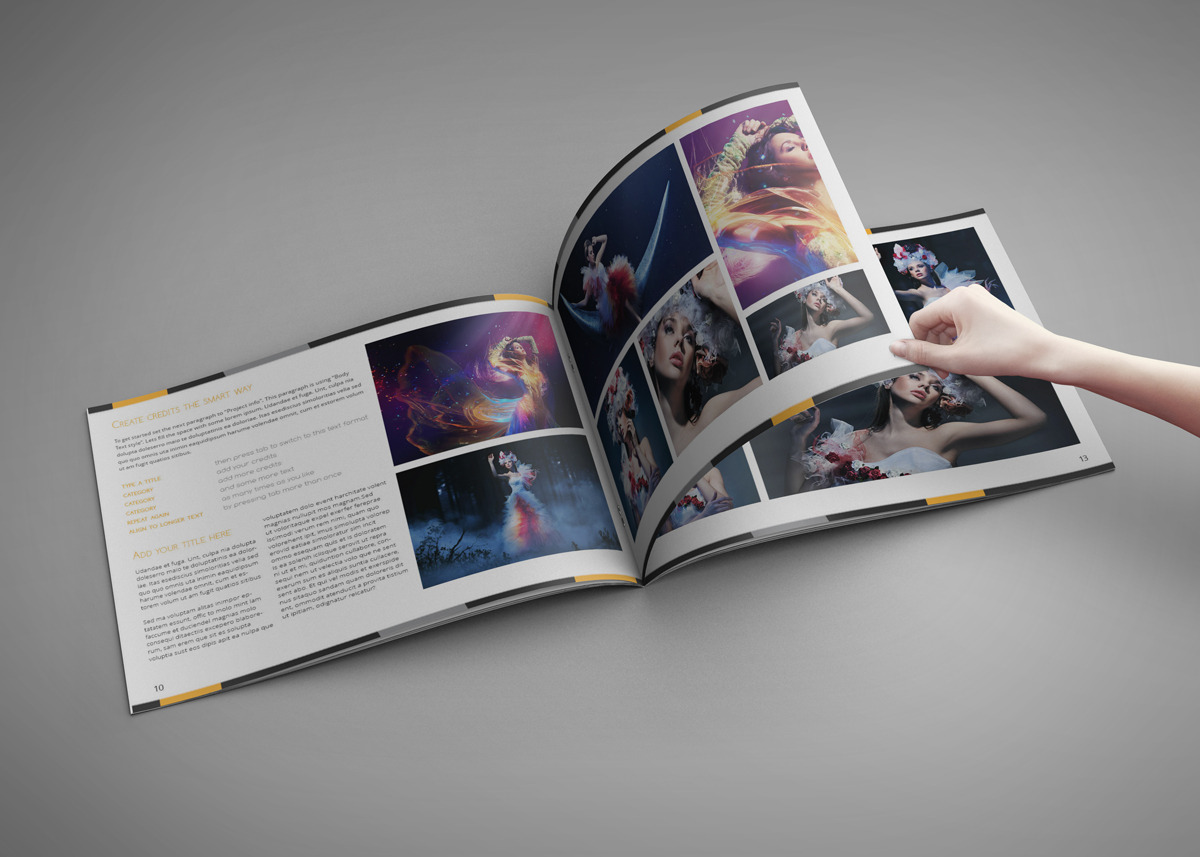 Portfolio - Artbook for Indesign | Templates & Themes ~ Creative Market