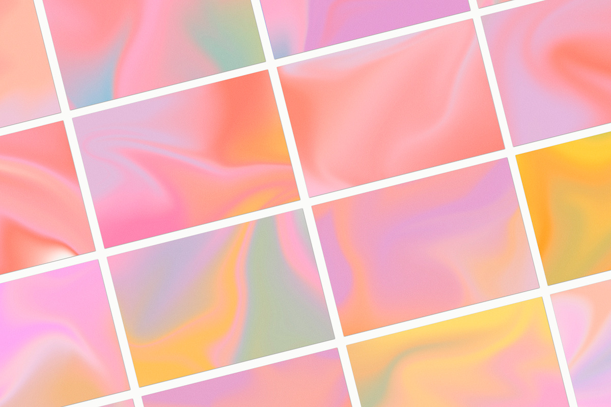 Groovy Liquid Gradient Textures, an Object Graphic by Feel This