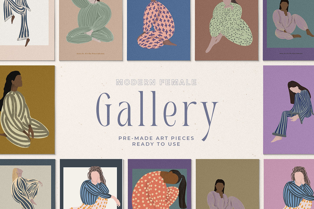 Design Trends & Female Poster Bundle