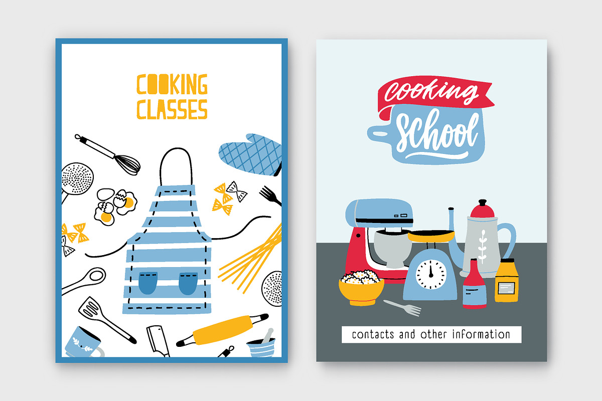 Big home cooking bundle, seamless, a Food Illustration by Good Studio