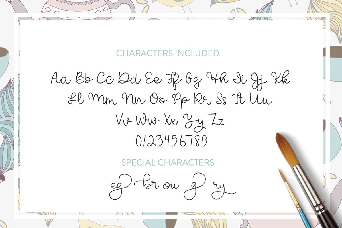 Nutmeg - Script Font, a Script Font by Lollipop Hand Drawn