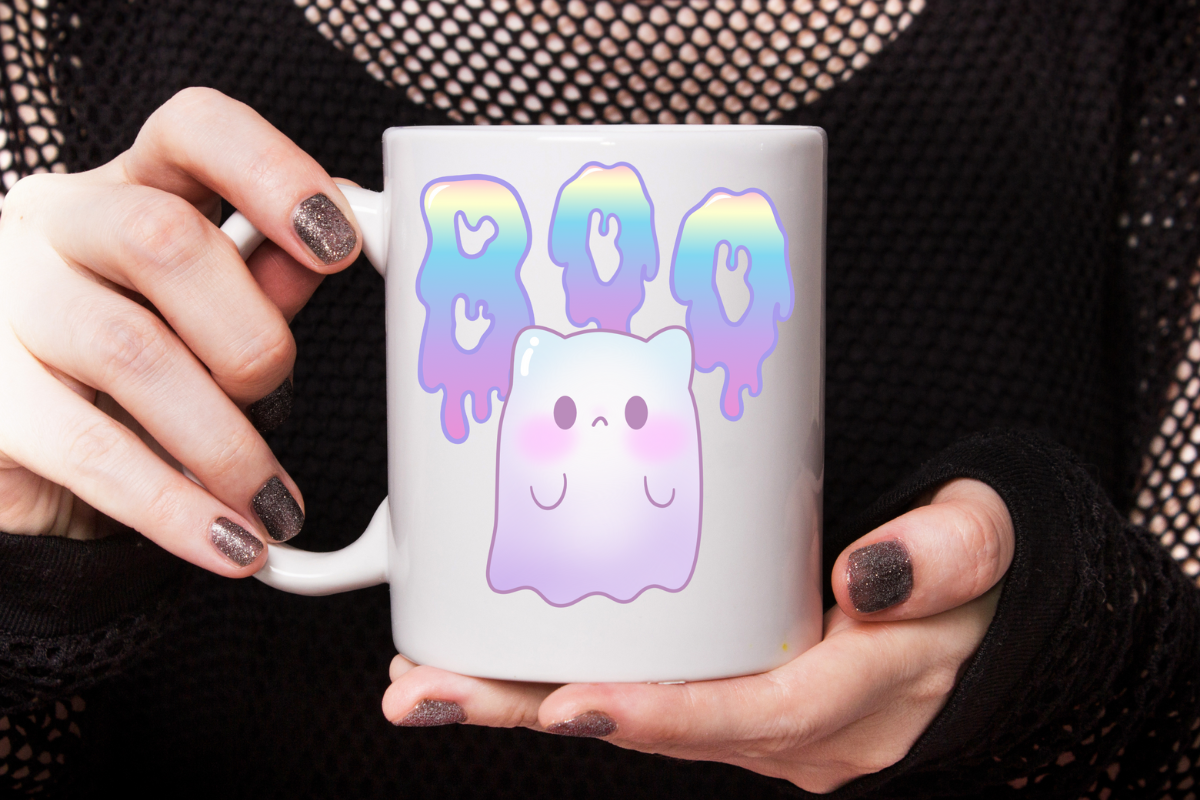 Pastel Goth Halloween Font, a Handwritten Font by Babymimiart