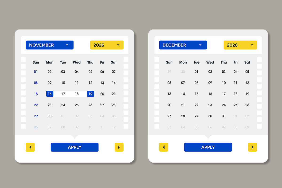 2026 Digital Web Calendar