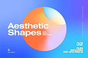 Aesthetic Shapes - Backgrounds, a Texture Graphic by G Diseños