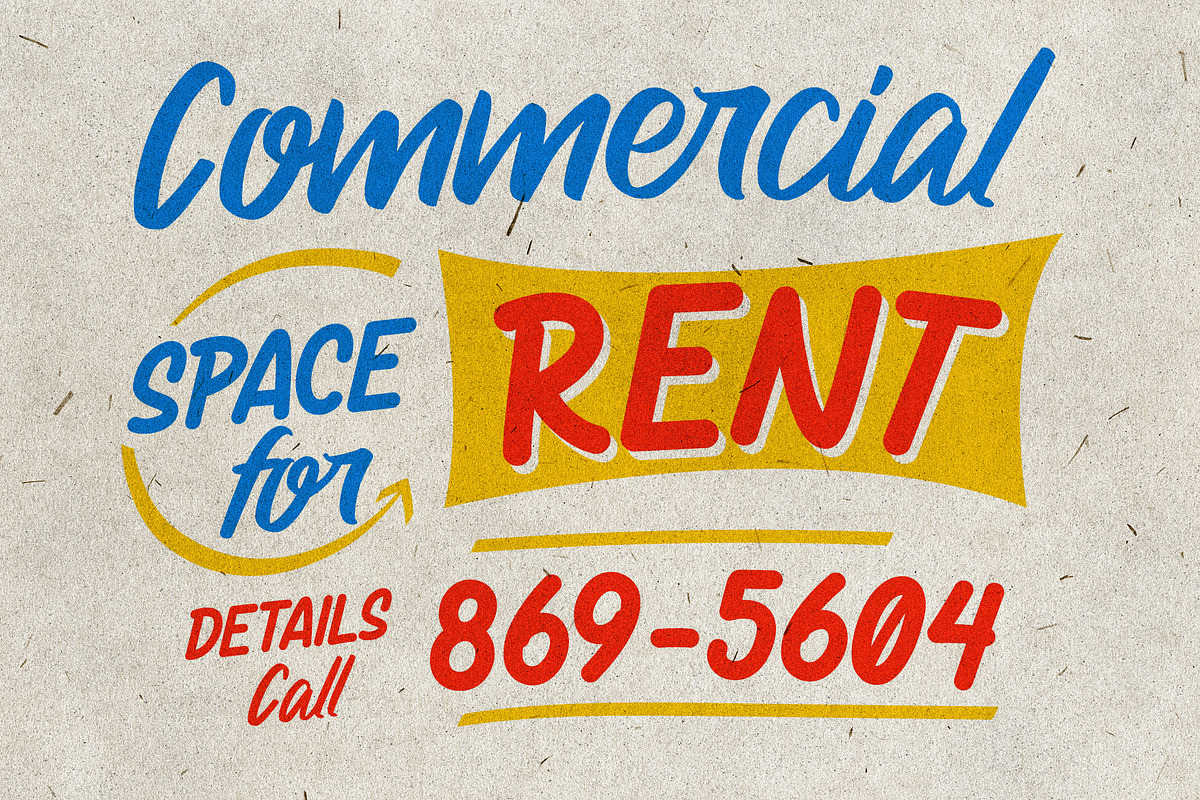 Local Groceries - Vintage Sign Duo, a Script Font by Invasi Studio