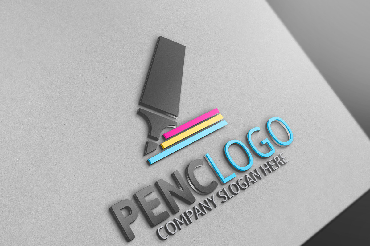 Penc Logo/ Paint, a Branding & Logo Template by Josuf Media