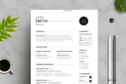 Resume / CV | Minimal Black White, a Resume Template by GoldenPixelStudio