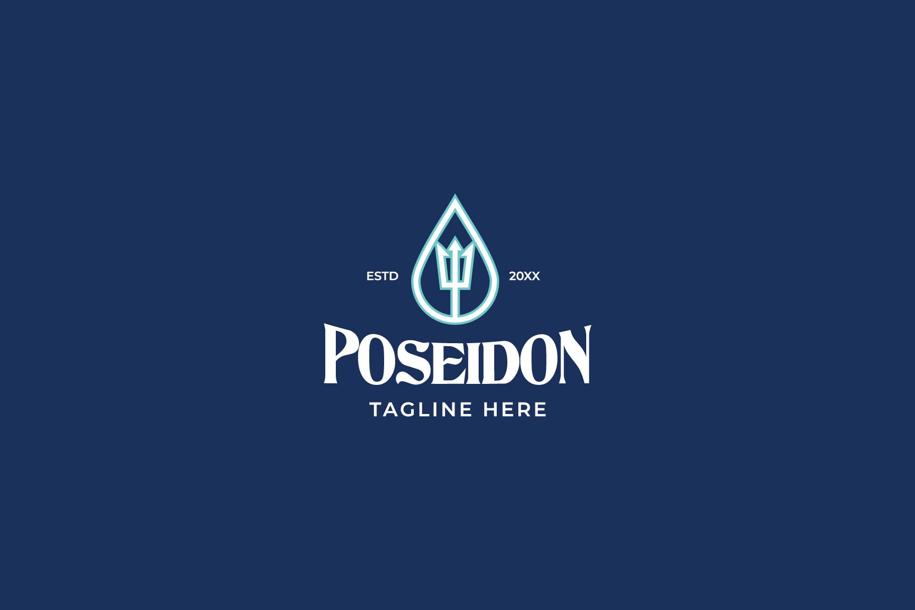 poseidon trident logo | Branding & Logo Templates ~ Creative Market