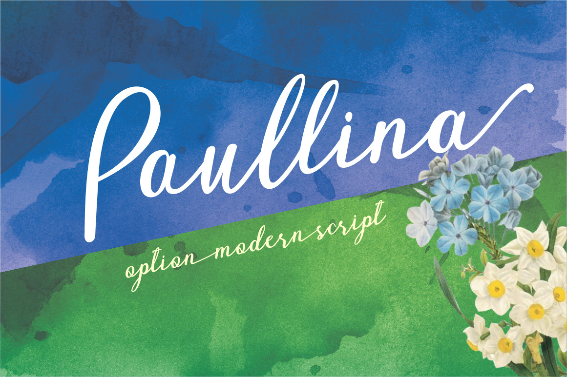 Paullina, a Script Font by Genesis Lab