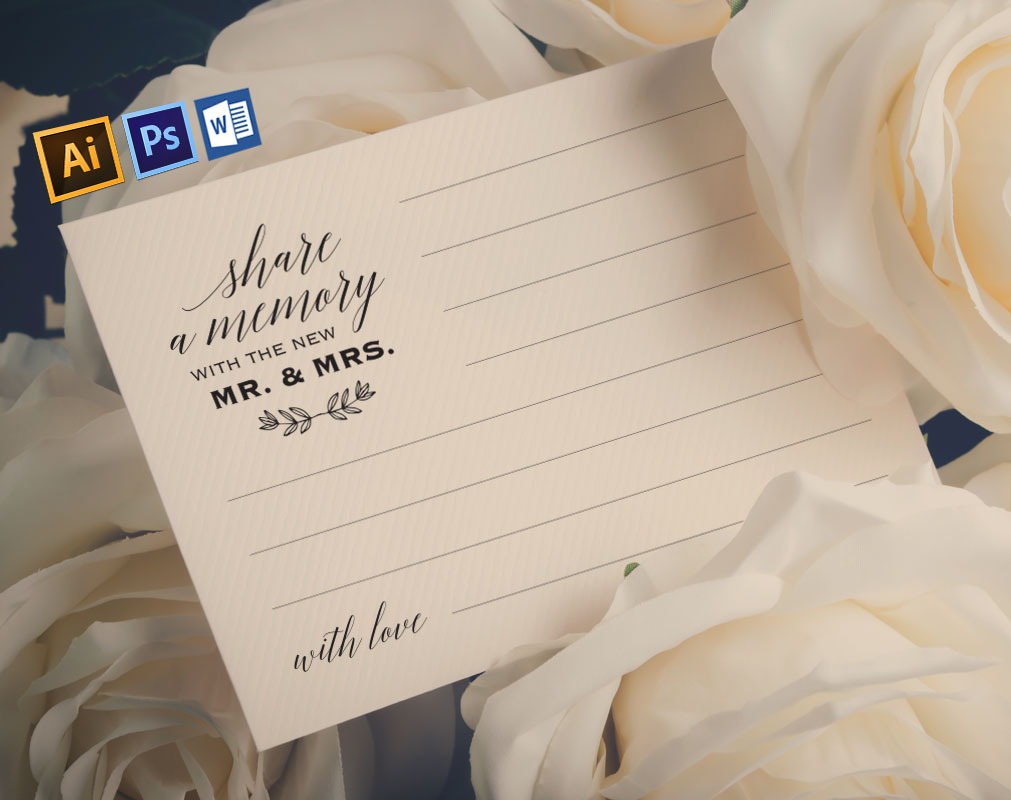 Share a Memory SHR293, an Invitation Template by Shafura_Wedding