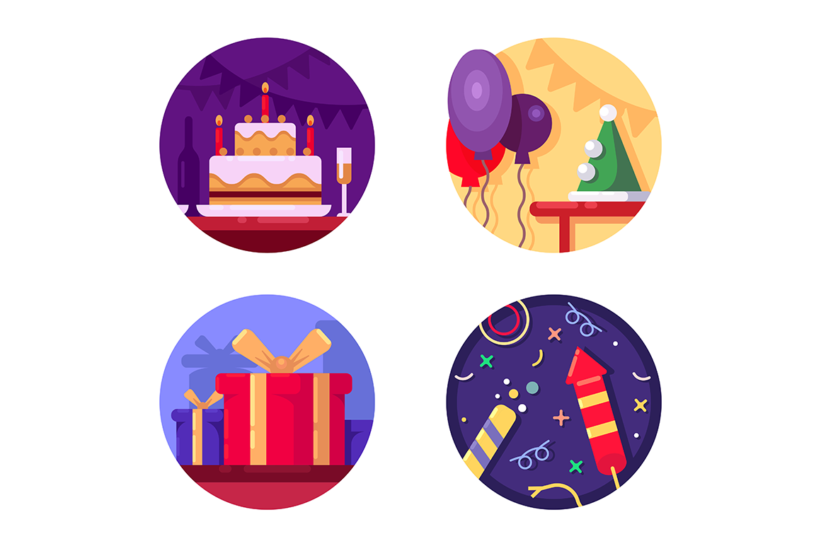 Birthday icon, an Icon by Kit8.net