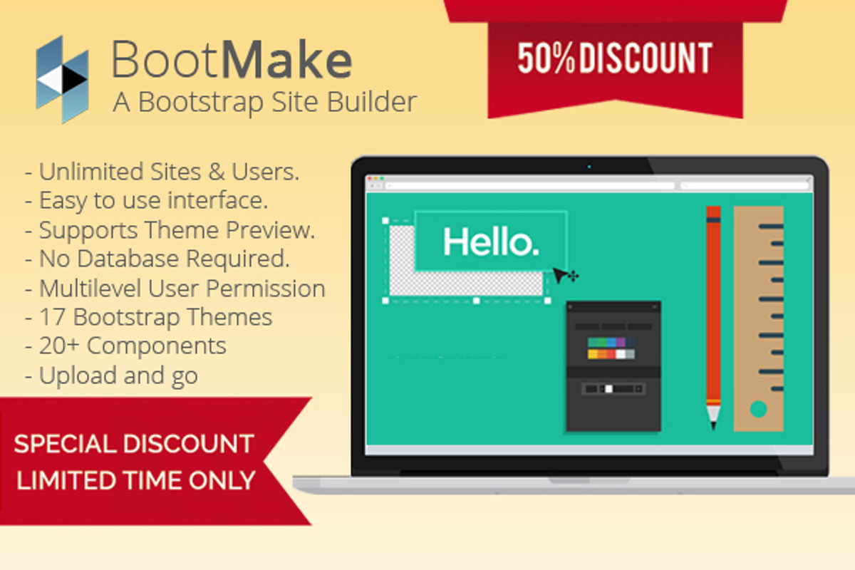 BootMake - A Bootstrap Site Builder, a Bootstrap Template by Optimistic ...