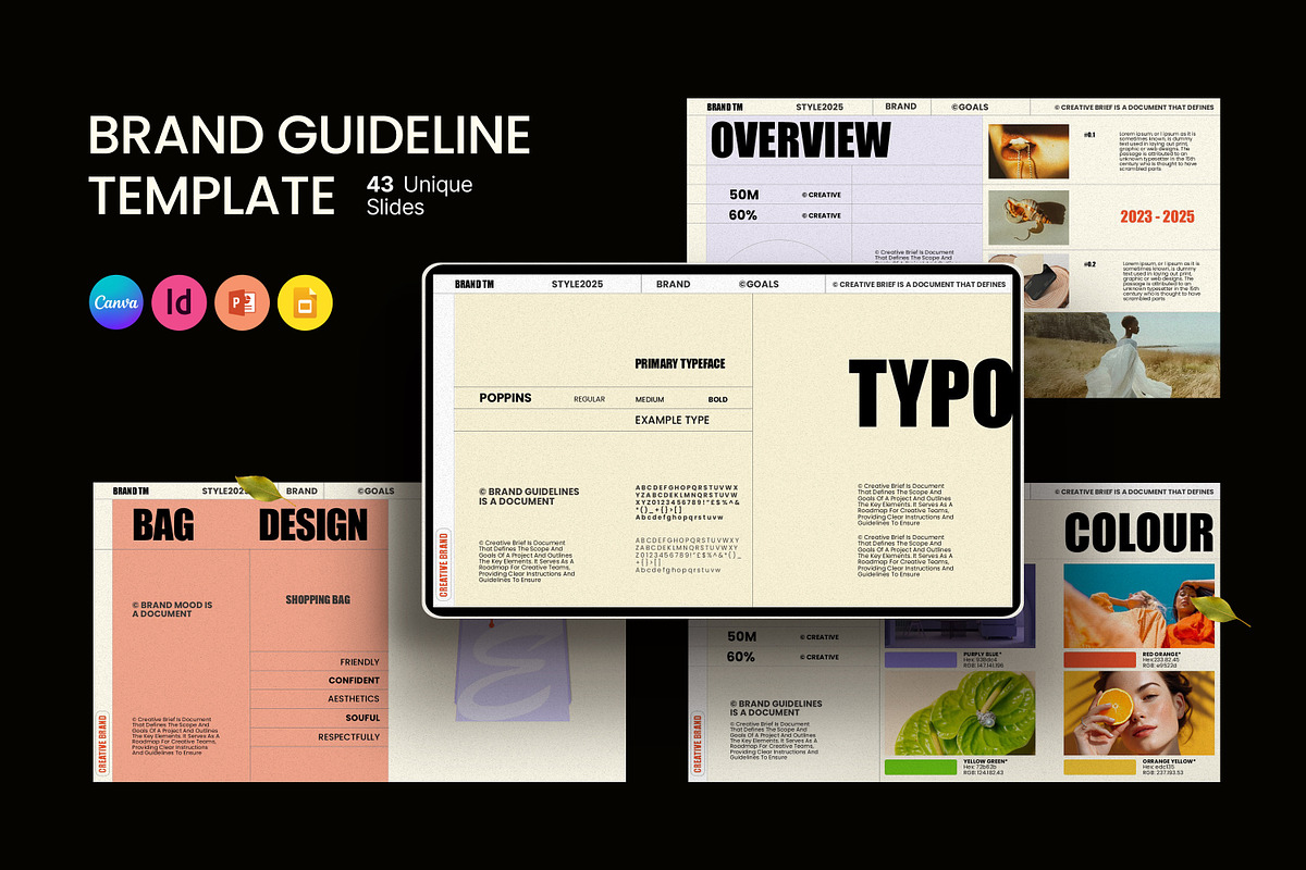 Branding Guideline Template, a Presentation Template by Studio Industry