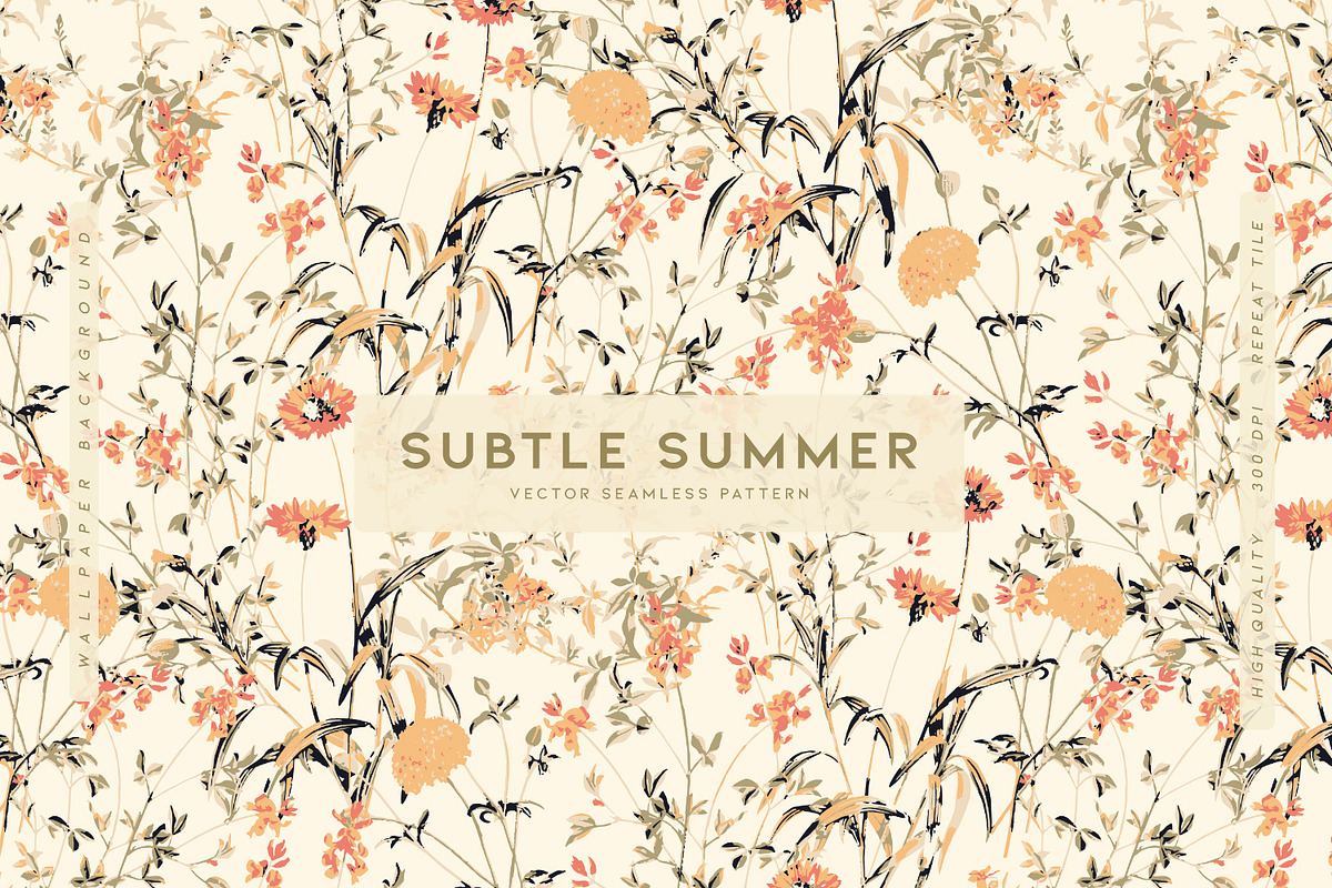 Subtle Summer, a Wallpaper Graphic by MalyskaStudio