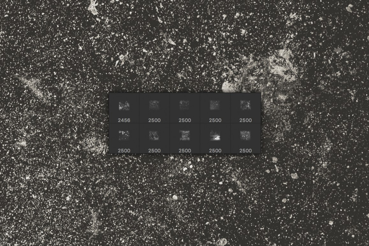 20 Stained Concrete Textures/Brushes, a Texture Graphic by WeGraphics