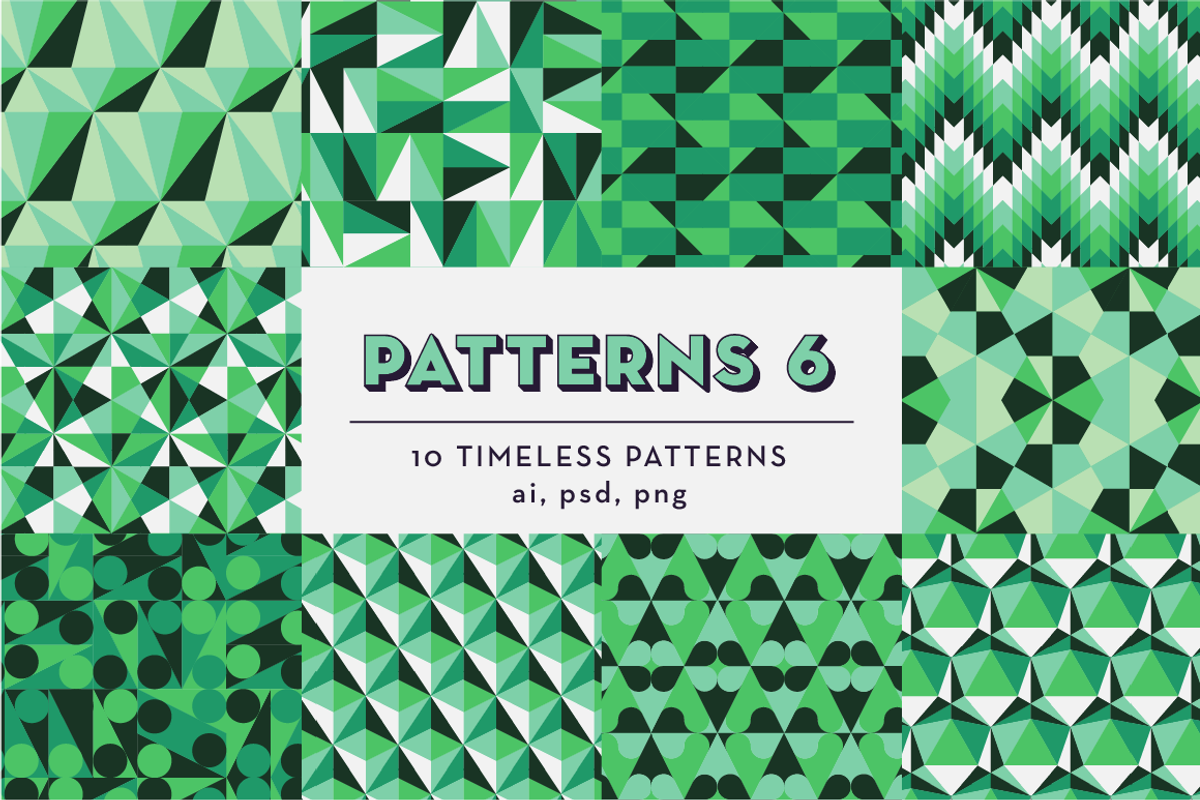 PATTERNS BUNDLE: 100 Geo Patterns, a Pattern Graphic by kloroform | Creative Market