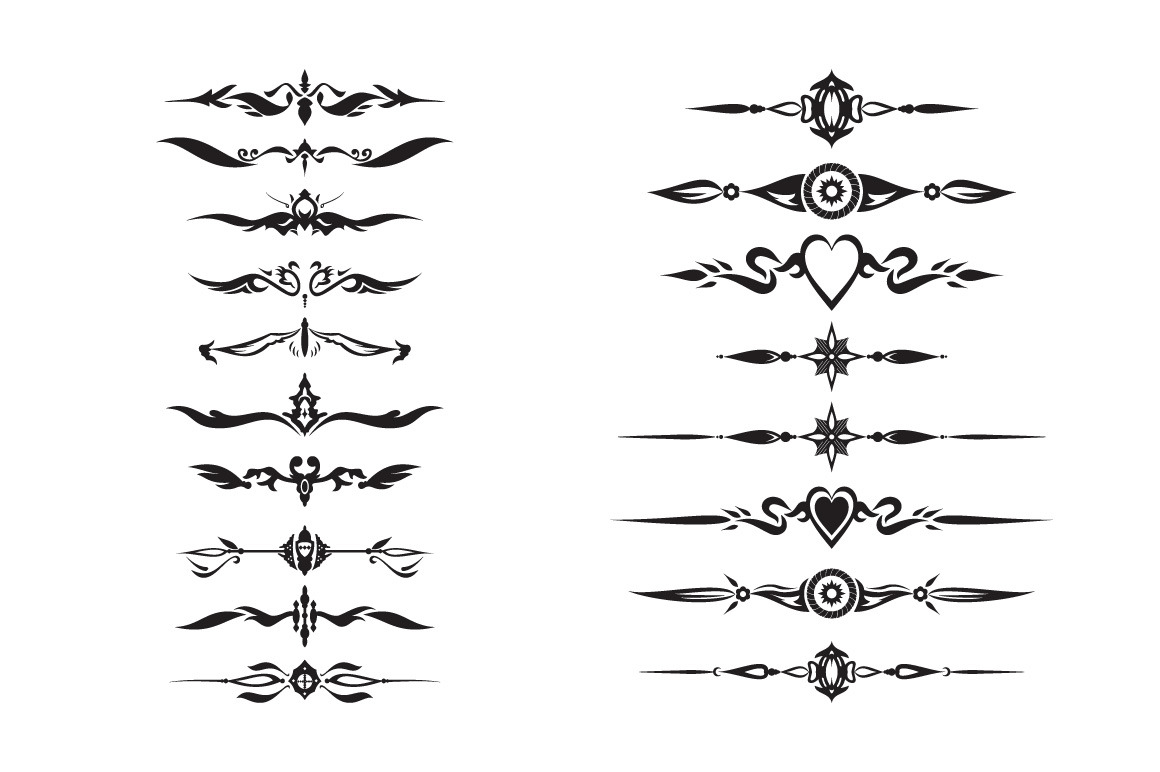 Decorative Vintage Divider Separator | Decorative Illustrations ...