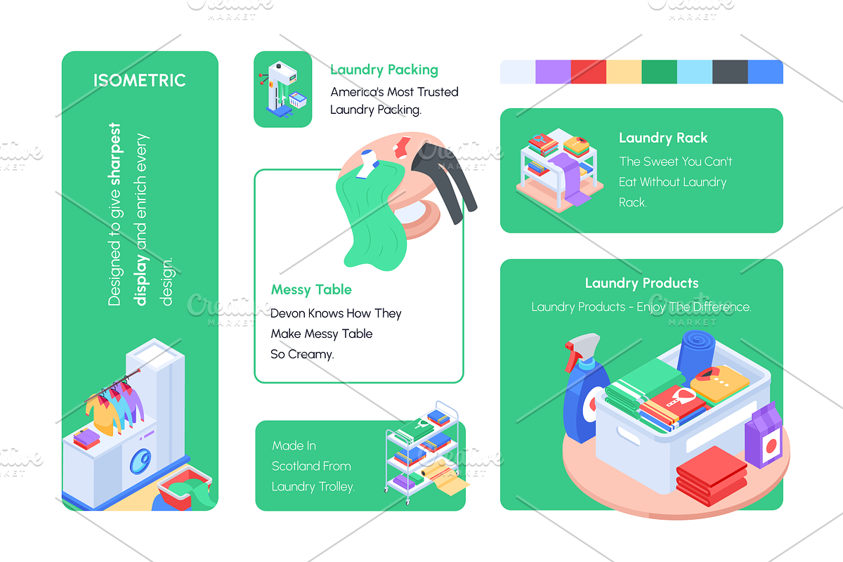 Animated Laundry Icons