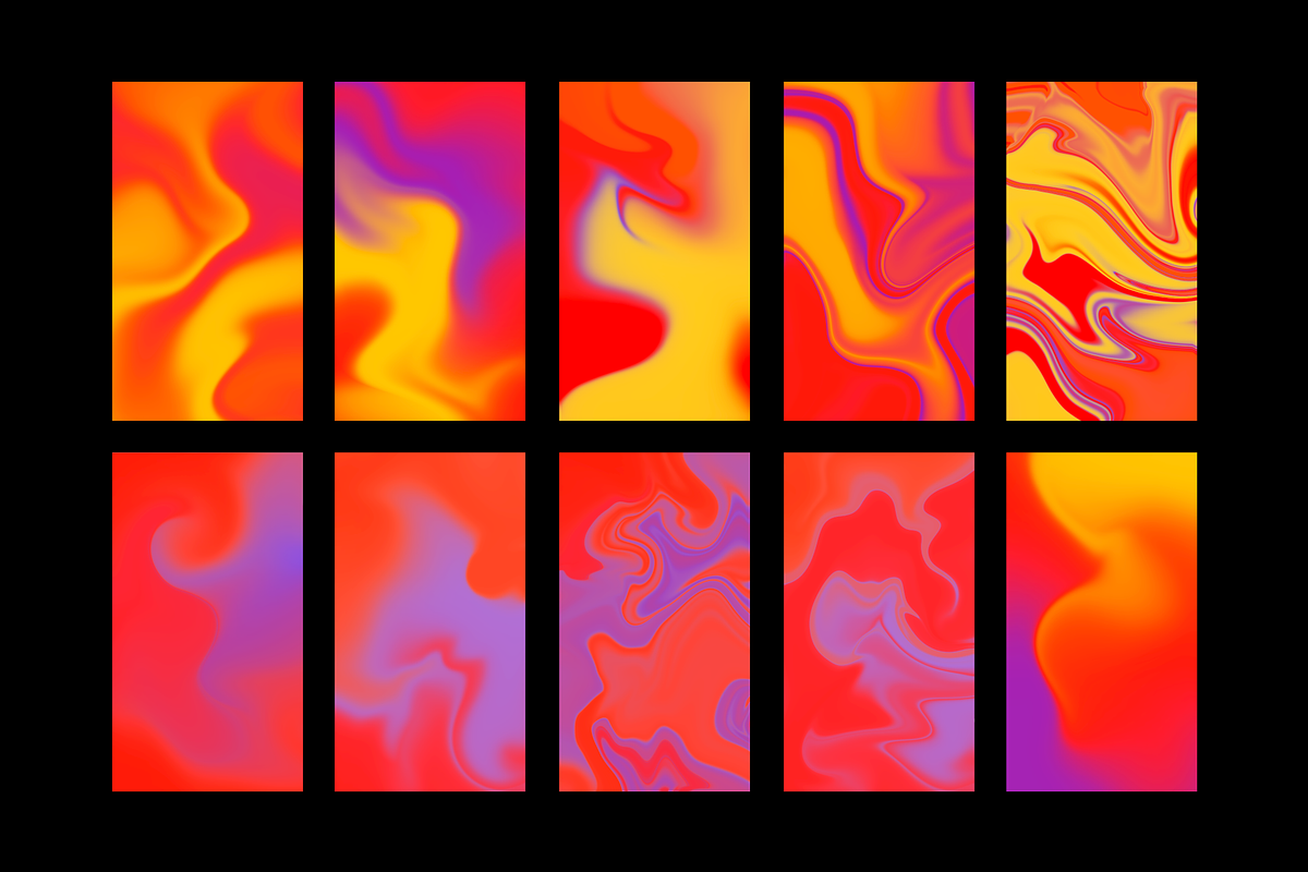 Fluid 50 Liquid Gradient Backgrounds | Creative Market
