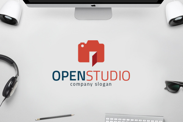 Open Studio - Photography Room Logo, a Branding & Logo Template by ...
