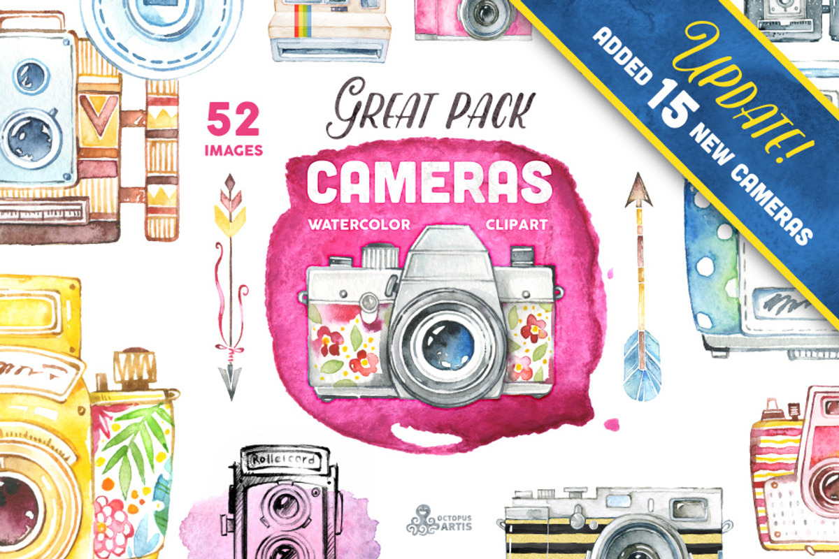 Great Pack! Cameras clipart, an Object Graphic by OctopusArtis