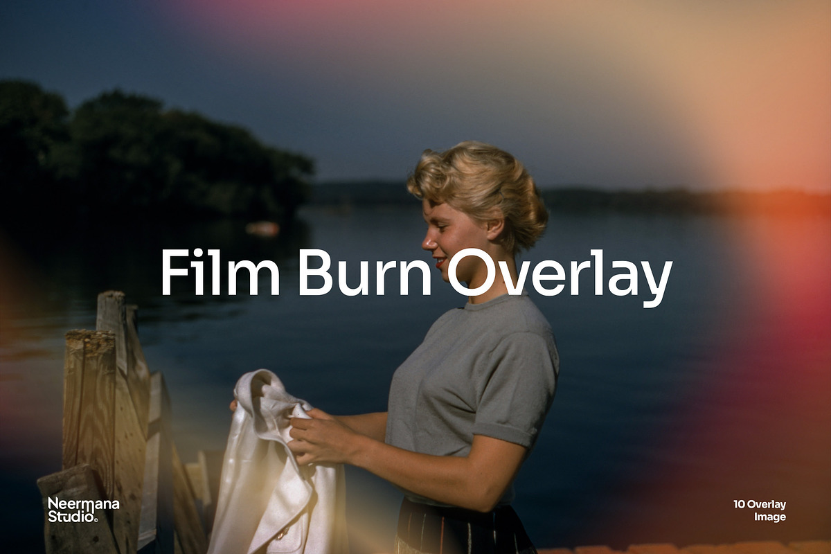 Film Burn Overlay, a Texture Graphic by Neermana