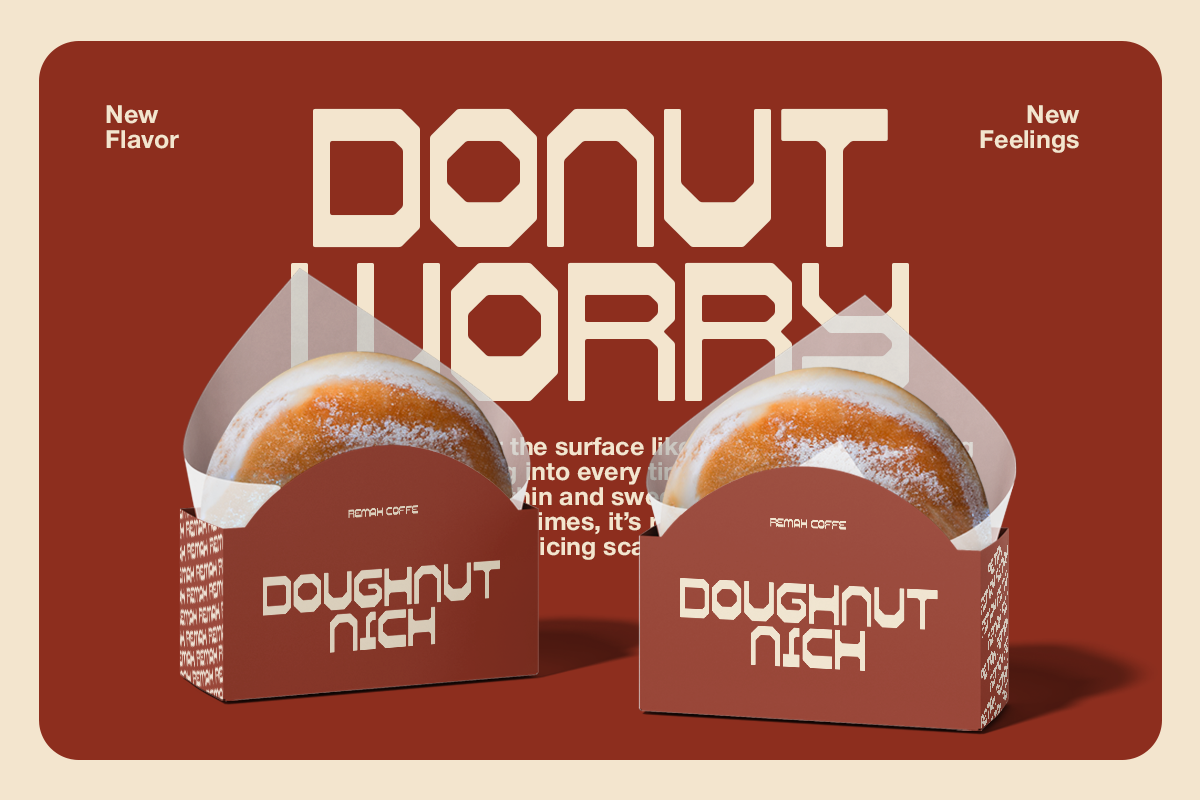 Brickto - Resto Retro Font, a Sans Serif Font by Pandeka Studio