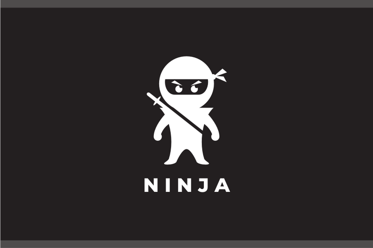 Little Ninja Logo, a Branding & Logo Template by yopie