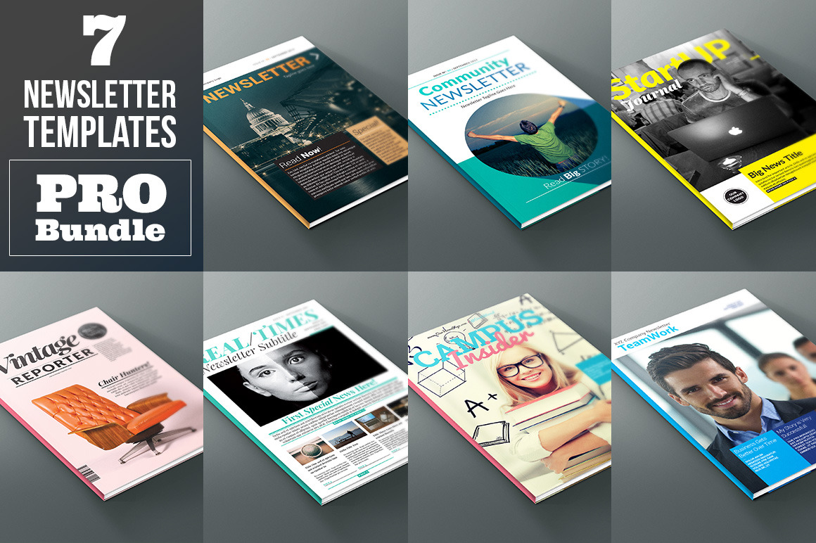 Newsletter Pro Bundle, a Magazine Template by IndieStock